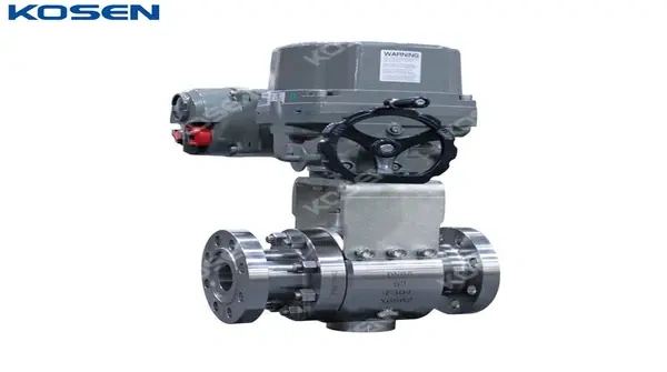 ASTM A182 F304 Trunnion Ball Valves, DN65, PN63, Electric | Kosen