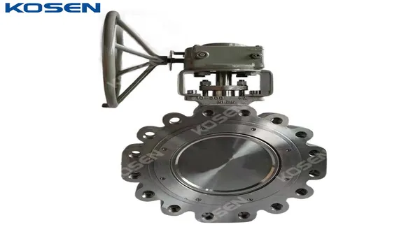 ASTM A890 5A Butterfly Valve, API 609 CAT.B, 10 Inch, CL300 | Kosen