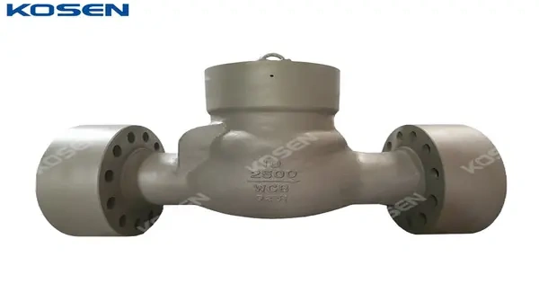 Carbon Steel Swing Check Valves, WCB, 10 Inch, 2500 LB, PSB | Kosen