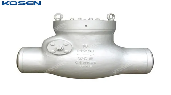 ASTM A217 WC9 Check Valve, API 6D, 16 IN, 2500 LB, PSB, BW - Kosen