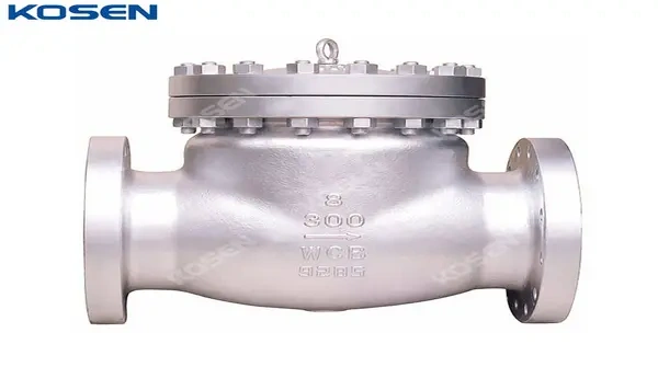 BS 1868 Swing Check Valves, ASTM A216 WCB, 8 Inch, CL150, RF | Kosen