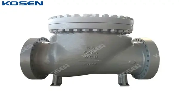 Bolted Cover Swing Check Valve, API 6D, WCB, 24 Inch, CL900 | Kosen