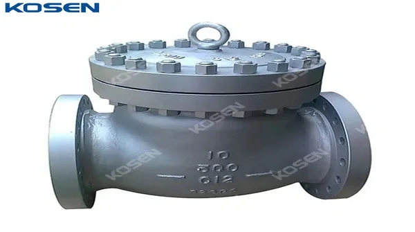 ASTM A217 C12 Check Valve, BS 1868, 10 Inch, 300 LB, BB, RF | Kosen