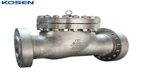 ASTM A351 CF8M Check Valve, API 6D, 10 Inch, 900 LB, BB, RTJ | Kosen
