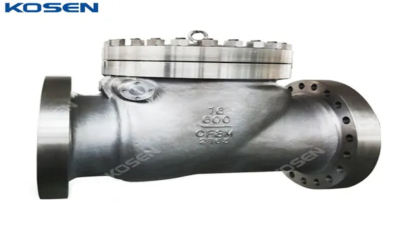 Bolted Bonnet Swing Check Valve, API 6D, CF8M, 16 IN, CL600 | Kosen