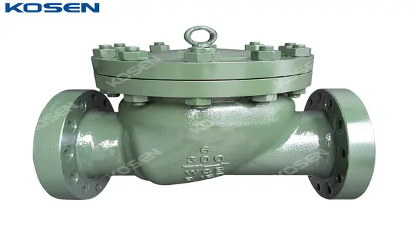 Full Opening Check Valve, BS 1868, A216 WCB, 6 IN, CL300, RF | Kosen