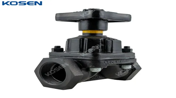 BS EN 13397 Diaphragm Valve, Ductile Iron, DN50, PN10, BSP | Kosen