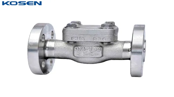 ASTM A182 F316 Swing Check Valve, API 602, 3/4 Inch, CL150 | Kosen