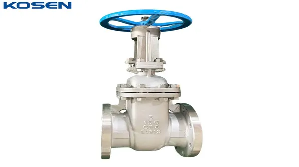 ASTM A351 CF8 Wedge Gate Valve, API 600, 6 Inch, 150 LB, RF | Kosen