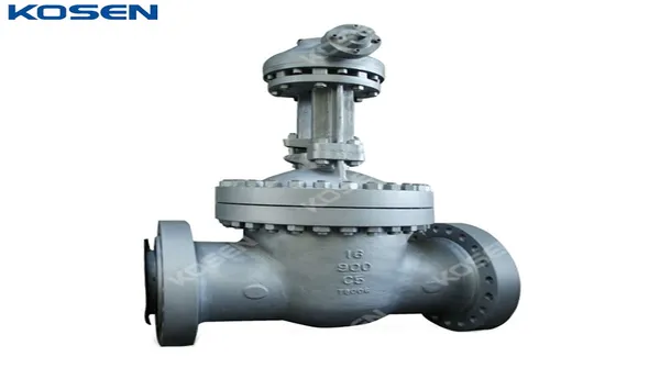 ASTM A217 C5 Wedge Gate Valve, API 600, 16 Inch, CL900, RTJ | Kosen