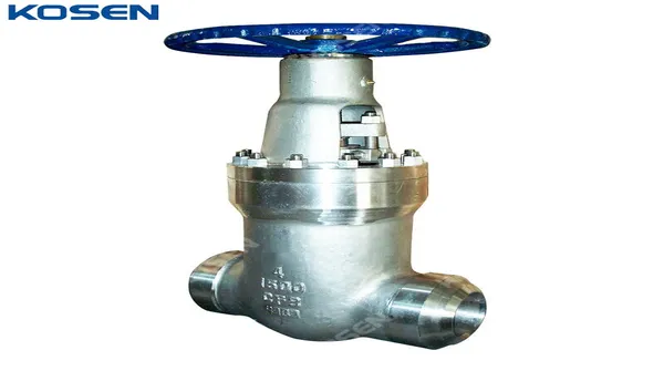 ASTM A351 CF8 PSB Gate Valve, API 600, 4 Inch, 1500 LB, BW | Kosen