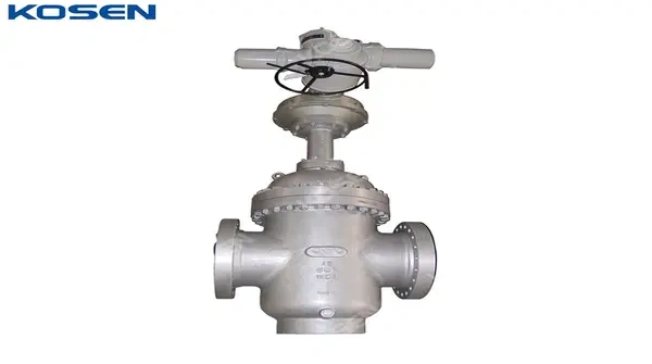 Electric Through Conduit Gate Valve, A216 WCB, 16 IN, CL600 | Kosen