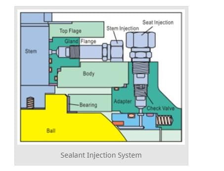 Sealant Injection System of Ball Valves - Dervos