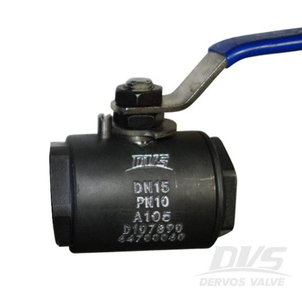 ASME B16.34 Floating Ball Valve, ASTM A105, DN15, PN10 - Dervos