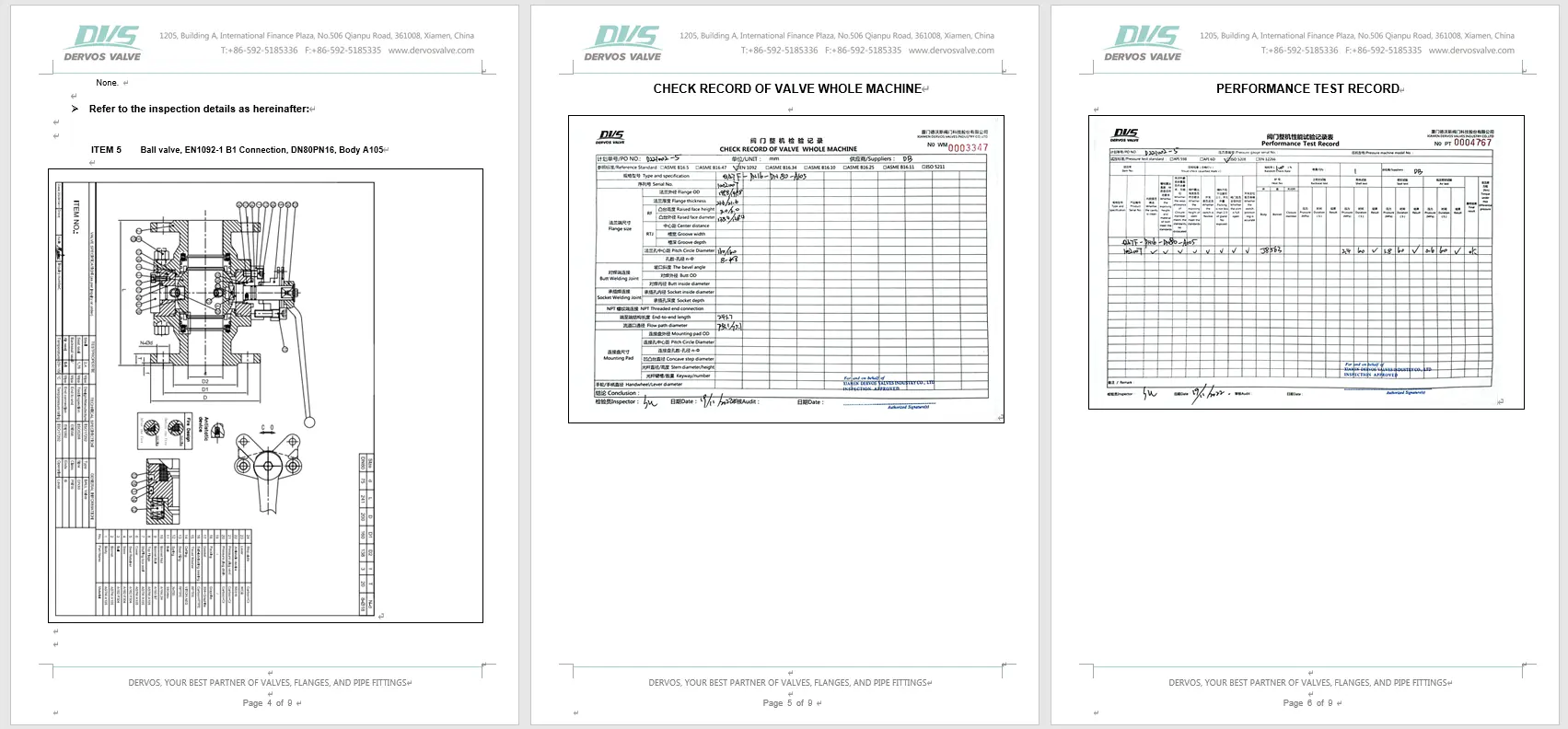 ISO 17292 Ball Valve, ISO 17292, DN80, PN16, ASTM A105 - Dervos
