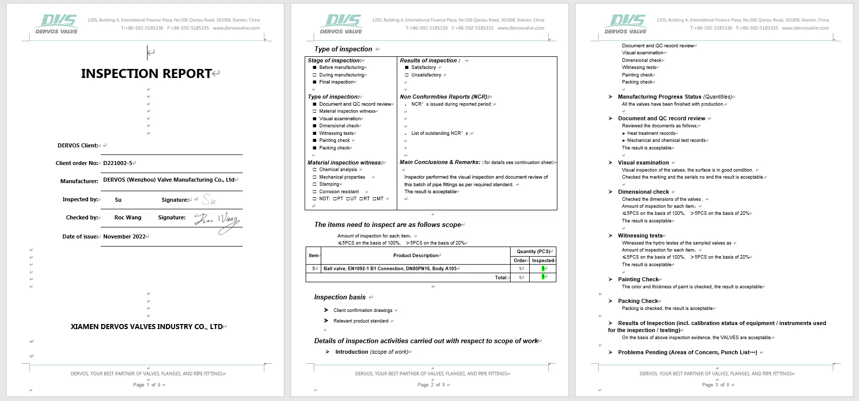 ISO 17292 Ball Valve, ISO 17292, DN80, PN16, ASTM A105 - Dervos