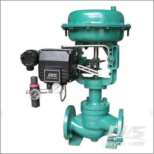 1 inch Control Valve, Carbon Steel, BS 1873, Class 300, RF End - Dervos