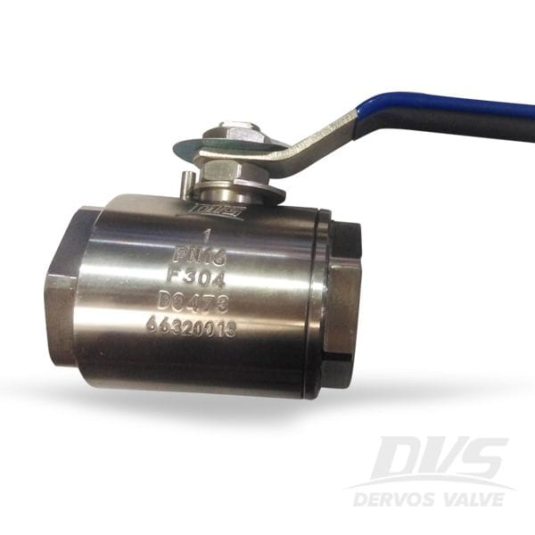 ASTM A182 F304 Forged Steel Ball Valve, 2 Inch, 150 LB - Dervos
