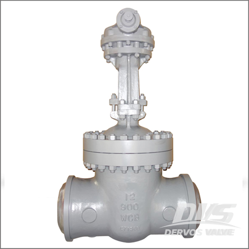 10 Inch Gate Valve, WC6, API 600, Class 2500, BW, Gearbox Operation ...