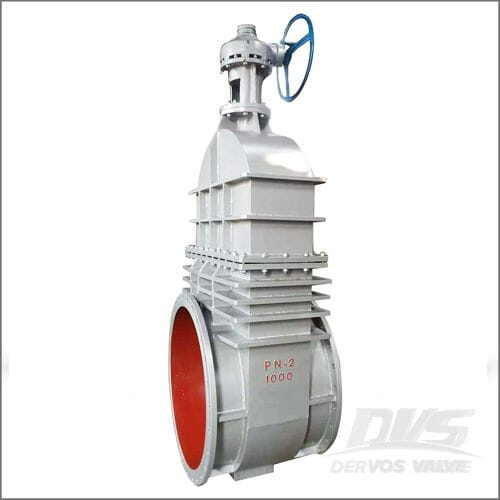 Jacket Gate Valve, DIN 3352, GS-C25, DN100, PN40, Flange, Handwheel ...