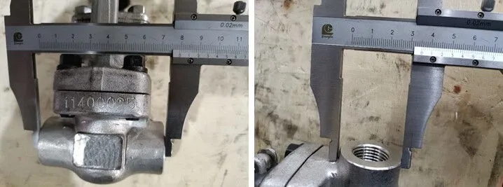 ASTM A182 F44 Gate Valve, 1/2 Inch, 800 LB, API 602, NPT - Dervos