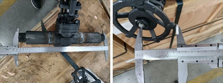 MNPT End Gate Valve, 1 Inch, 800 LB, ASTM A105N, API 602 - Dervos