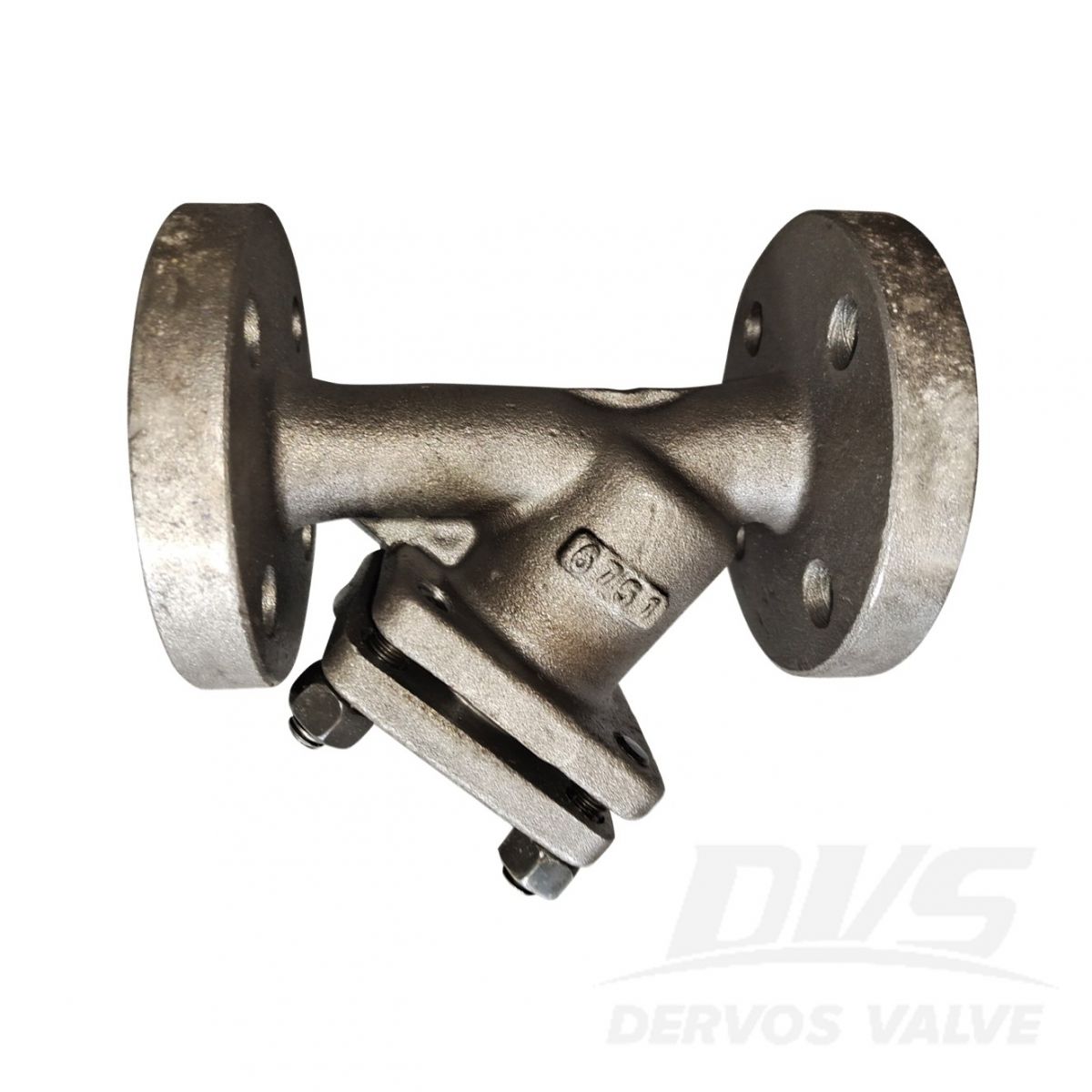 Cast Steel Y Type Strainer, EN 12516-1, DN20, PN16, WCB, RF - Dervos