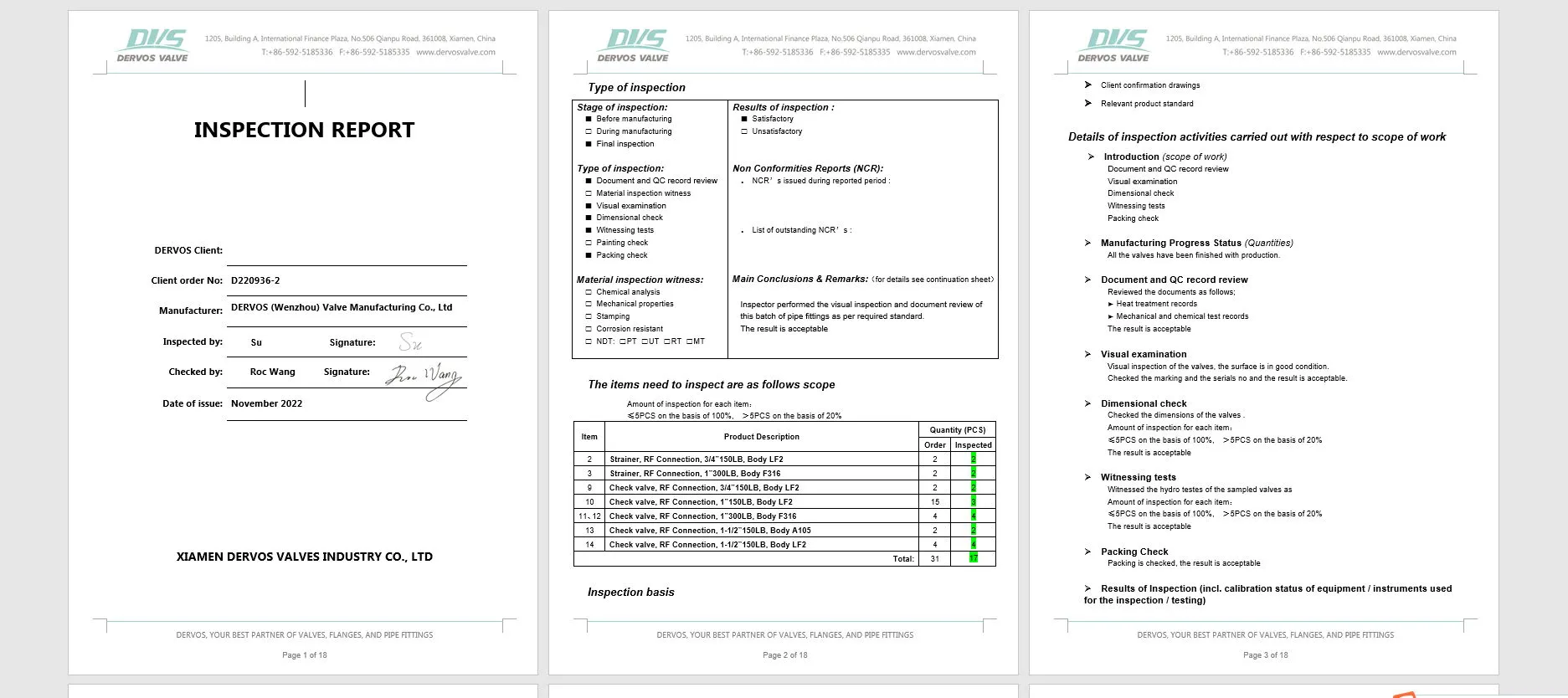 ASTM A182 F316 Y Strainer, 1 Inch, 300 LB, ASME B16.34, RF - Dervos