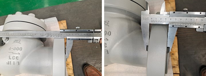 ASTM A352 LCC Swing Check Valve, 4 Inch, 600 LB, RF, API 6D - Dervos