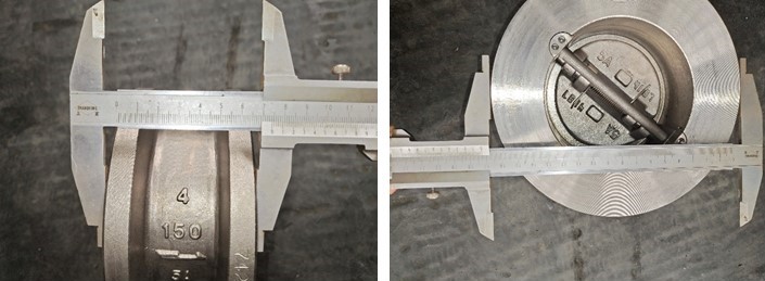 ASTM A995 5A Wafer Check Valve, API 594, 4 Inch, 150 LB - Dervos