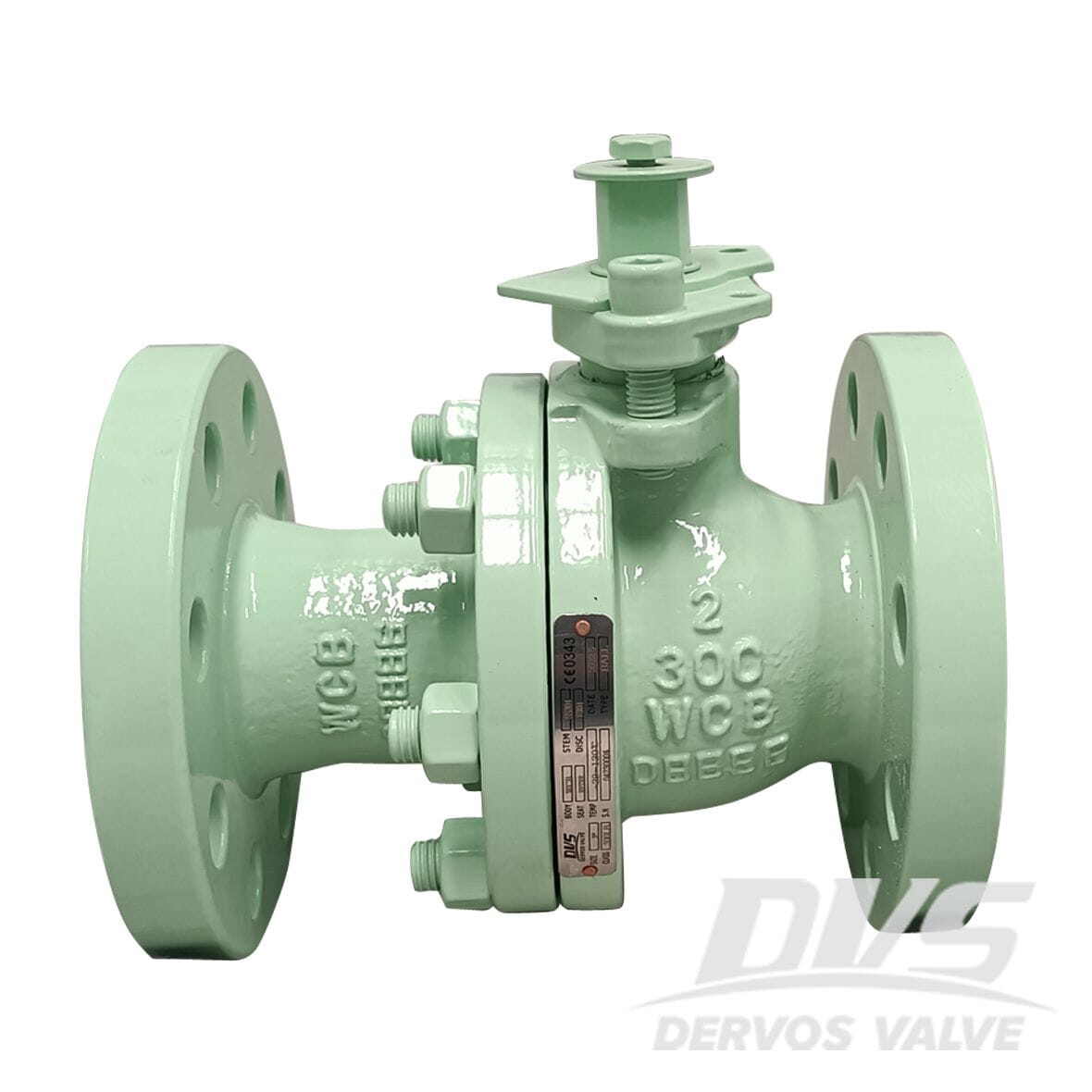 ASTM A216 WCB Y-Pattern Globe Valve, DN50, PN16, DIN 3356 - Dervos
