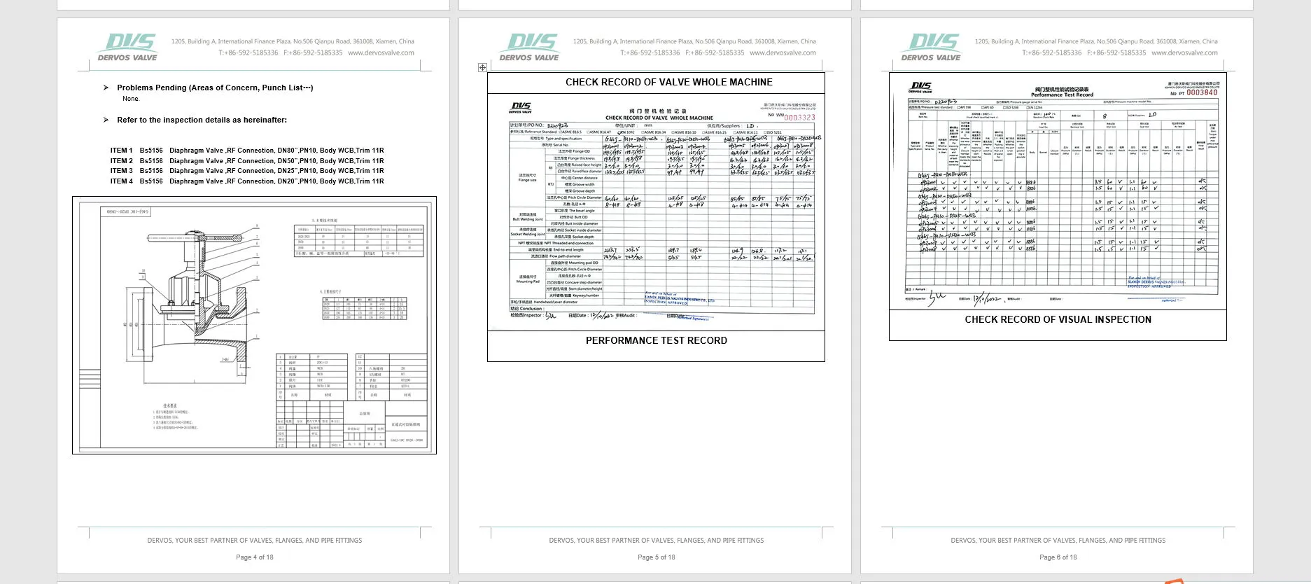 BS 5156 Diaphragm Valve, DN25, PN10, ASTM A216 WCB, RF - Dervos