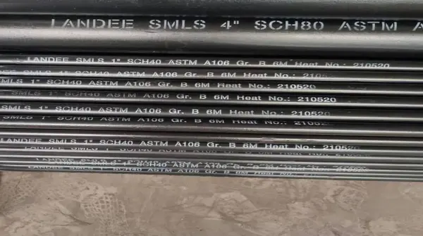 ASME B36.19 Seamless Pipes, ASTM A106 B, 1-24 Inch, 6 Meters | Landee