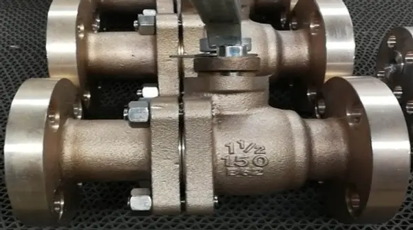 Bronze ASTM B62 Ball Valve, 150 LB, 1-1/2 Inch, RF | Landee