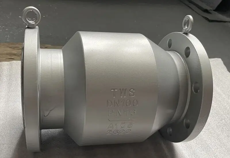 Axial Flow Check Valves, ASTM A105, 4 Inch, CL150, API 598 - Landee