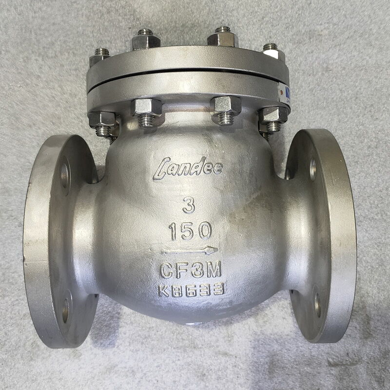 BS 1868 Swing Check Valves, A351 CF3M, 3 IN, CL150 LB, RF - Landee