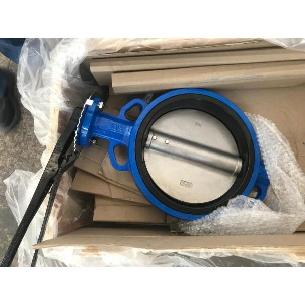 Cast Iron Butterfly Valves, 6 IN, CL150, Epoxy Coated, Wafer | Landee