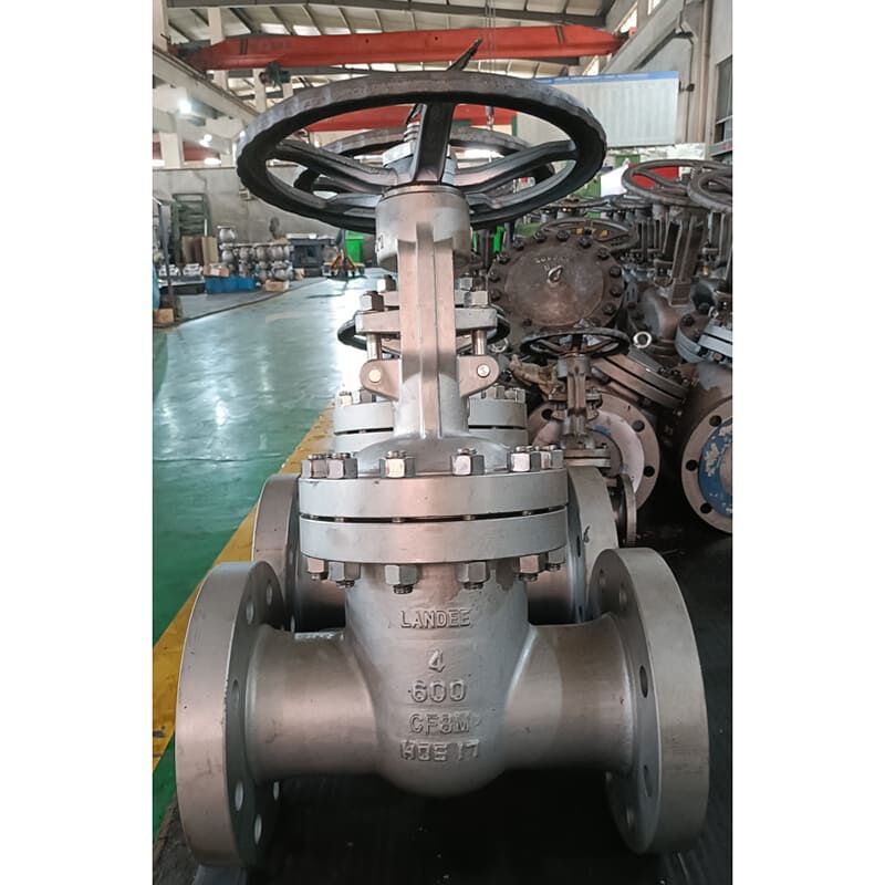 ASTM A351 CF8M Wedge Gate Valve, BS 1414, 4IN, CL600, BB, RF | Landee