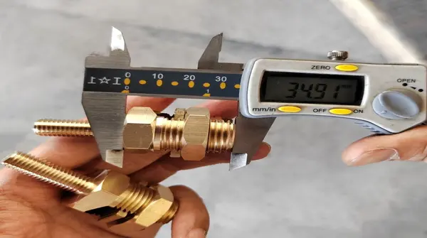 Electrical Grounding Bolt, Brass, Copper, M12, Custom Sizes | Landee