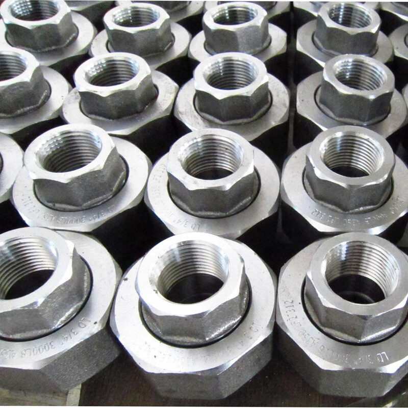 Hot Dip Galvanized Pipe Union, ASTM A350 LF2, 3/4 IN, CL3000 | Landee