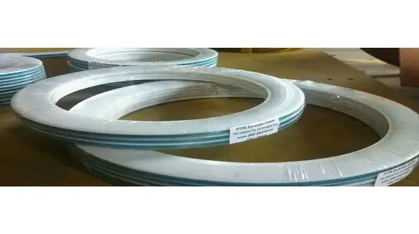 Metal Reinforced Gasket, PTFE Envelope, Fiber, 6 Inch, CL150 | Landee