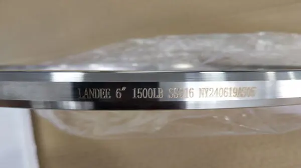 SS 316 Ring Joint Gasket, Octagonal Shape, ASME B16.20, 6 IN | Landee