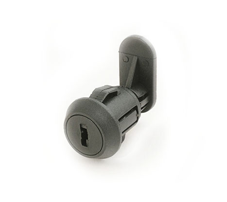 Small Plastic Push-In Cam Lock, Nylon 6/6 Black, Combination 15 ...