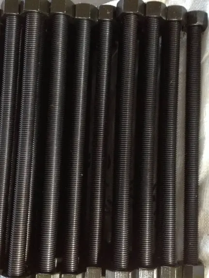 ASTM A193 B7 Stud Bolts with 2 ASTM A194 2H Hex Nuts - Landee