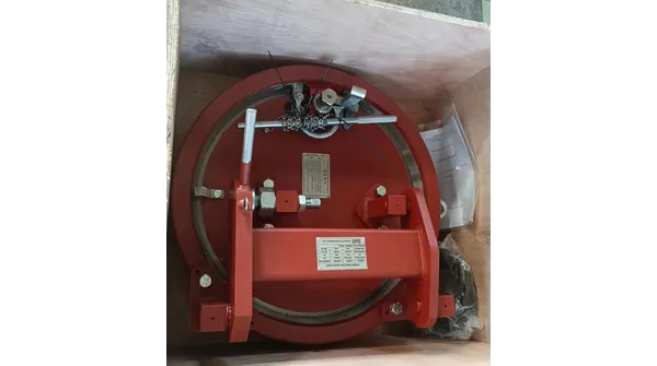 Quick Opening Closure, ASTM A105, 20 IN, CL150, Epoxy Coated | Landee