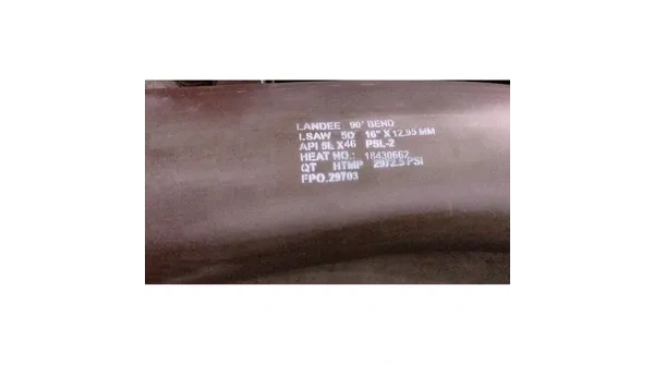 API 5L X46 PSL2 Pipe Bend, ASME B16.9, LSAW, 90 DEG, 16 Inch | Landee