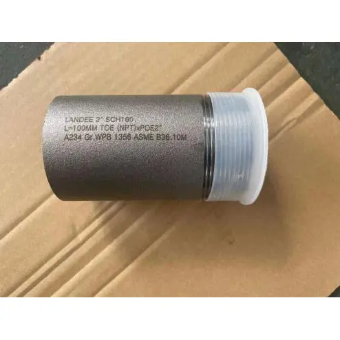 ASTM A234 WPB Full Coupling, 2 Inch, DN50, SCH 80, NPT Ends - Landee