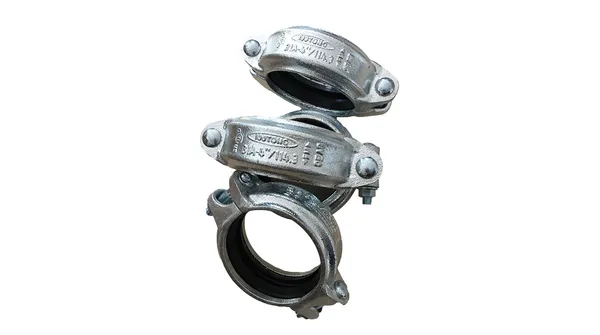 Angle Pad Coupling, Ductile Iron ASTM A536, UL/FM, 4 IN, HDG | Landee