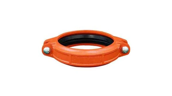 Ductile Iron Grooved Coupling, 4 Inch, Painted | Landee