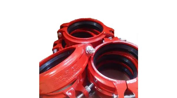 Epoxy Coated Grooved Coupling, ASTM A536 GR.65-45-12, 5 Inch | Landee